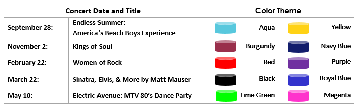 24-25 Pops table colors - Long Beach Symphony